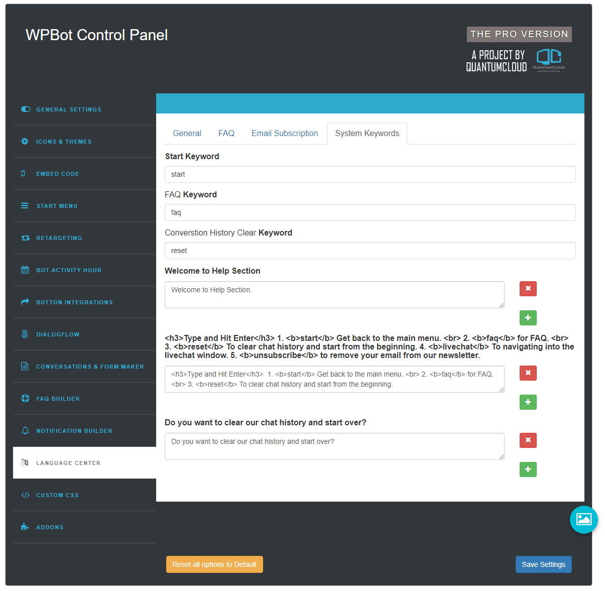 AI ChatBot for Automated Live Chat Support by quantumcloud | CodeCanyon